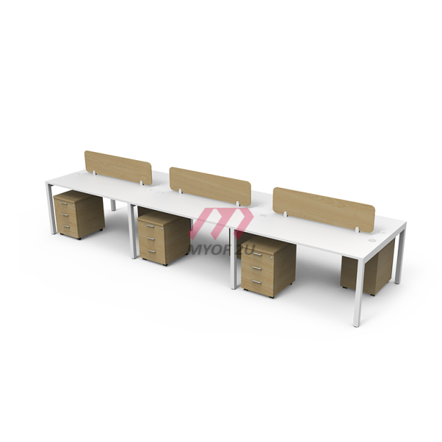 MY-16FU – Fusion Workstation (Cluster of 6) - MY Office Furniture2U