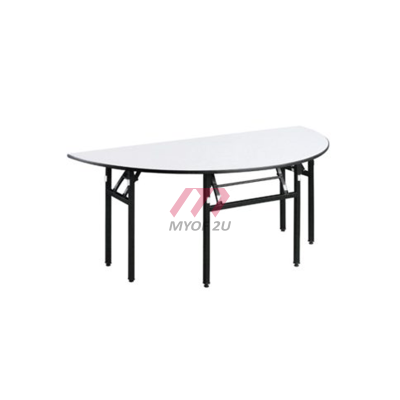 MY-BQT/HR Foldable Half Round Table - MY Office Furniture2U